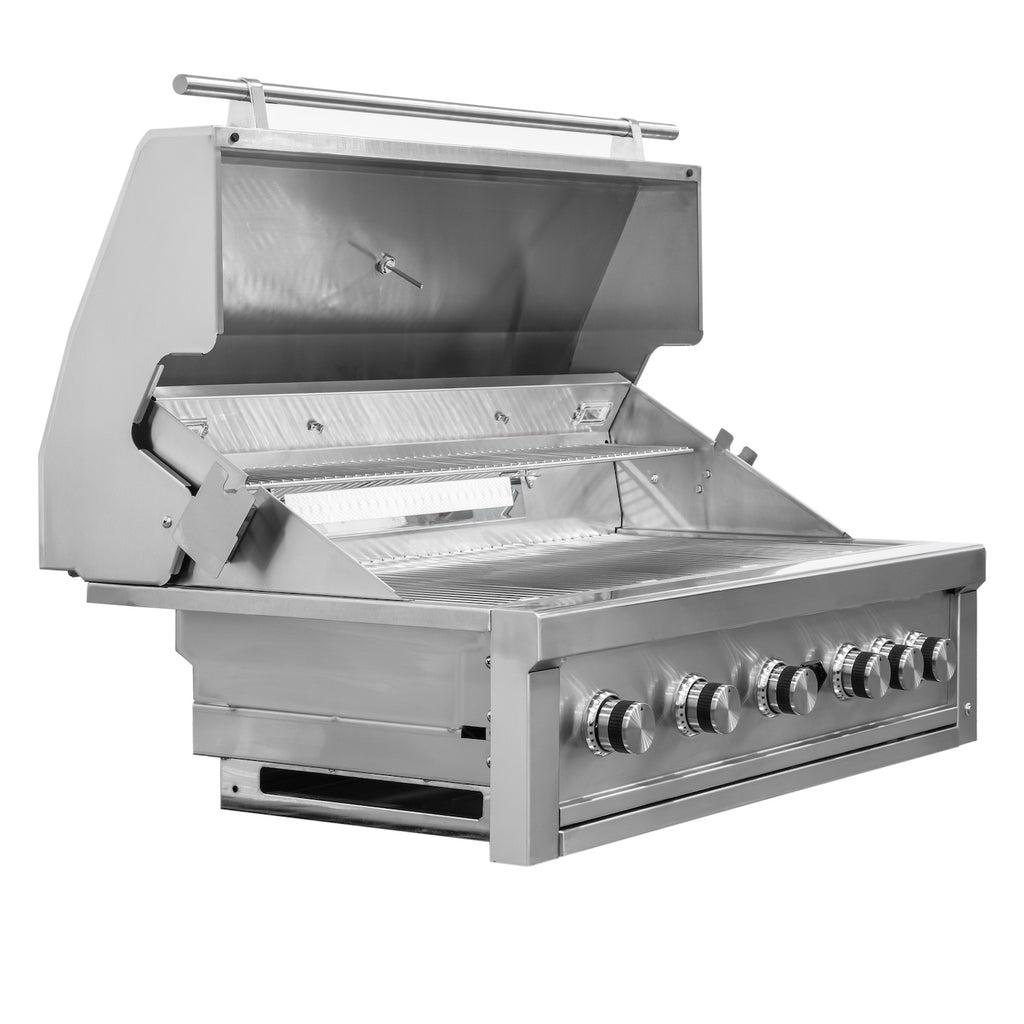 42" Diamond Grills Built In Grill - 5 Burner - (LP) Propane Gas Commer ...